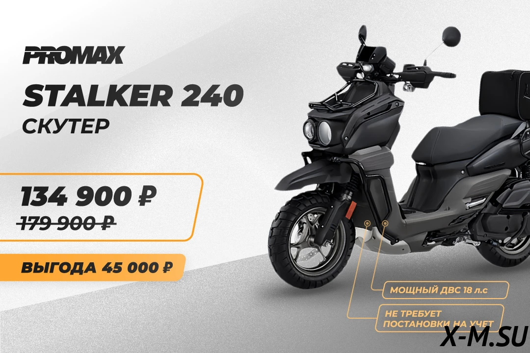 Скутер PROMAX STALKER 240(49) – купить в интернет-магазине X-MOTORS